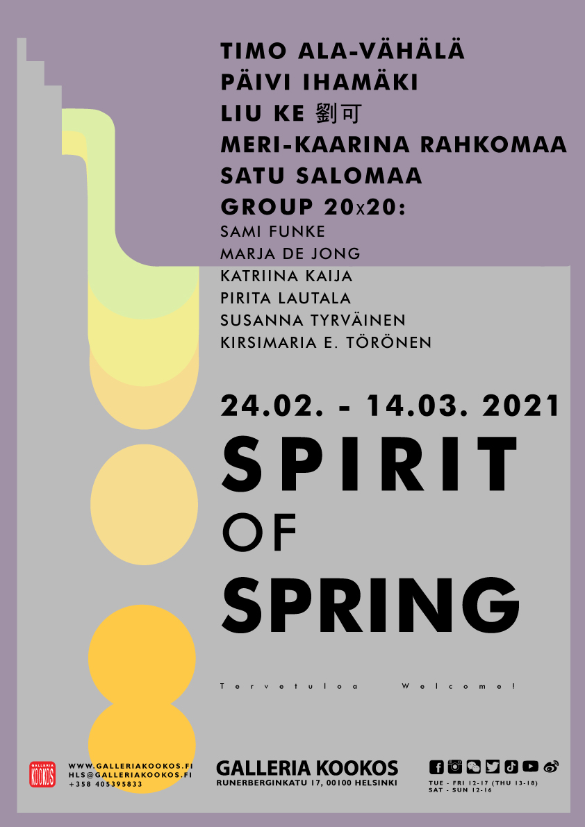 Galleria Kookos | SPIRIT OF SPRING 24.02. – 14.03. 2021